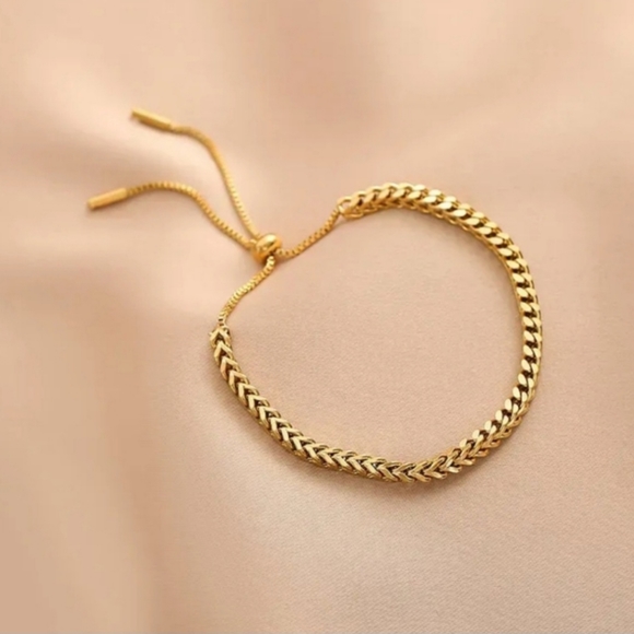 boutique | Jewelry | New Womens Gold Bracelet Adjustable | Poshmark